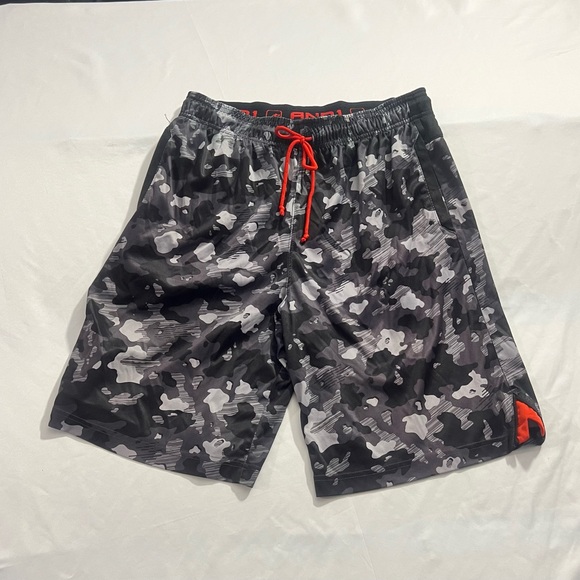 And1 | Shorts | And Black And Gray Camo Athletic Shorts | Poshmark